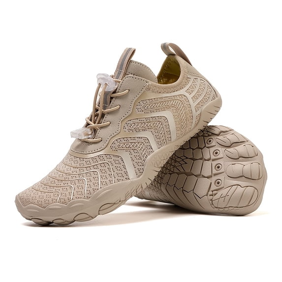 Five-Toe Barefoot Water Shoes, Lightweight Adjustable Outdoor Footwear ...