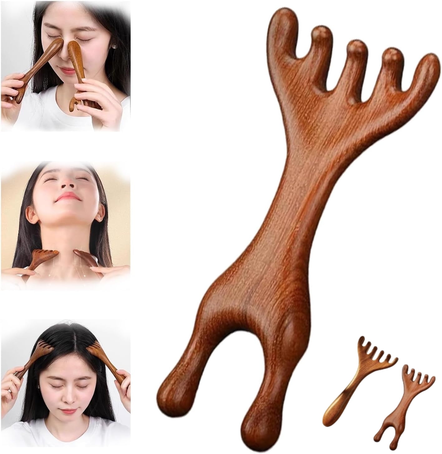 Five Touch Therapy Comb, Saludea Foot Massage Comb, Scalp Massage ...
