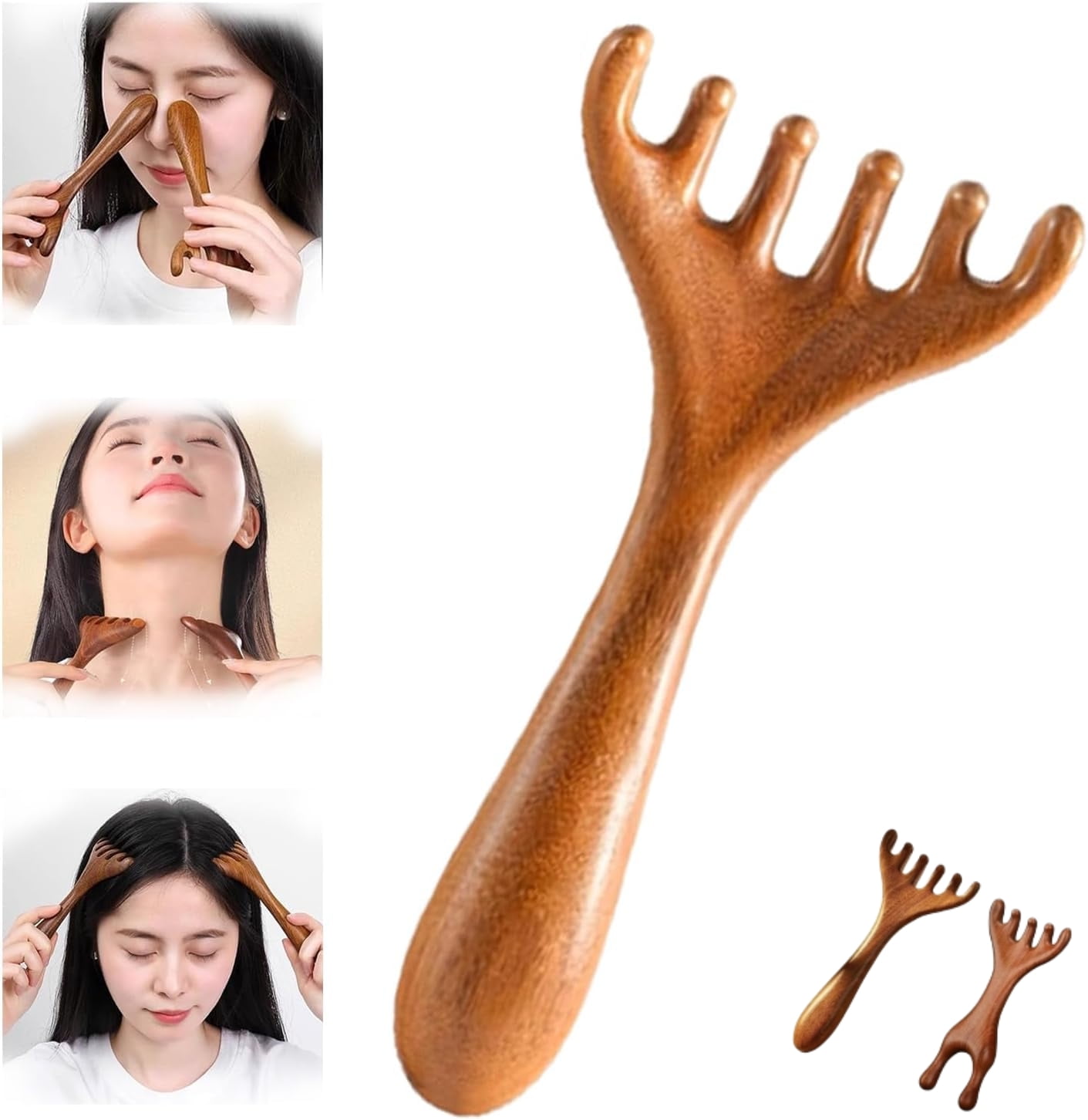 Five Touch Therapy Comb, Saludea Foot Massage Comb, Scalp Massage ...