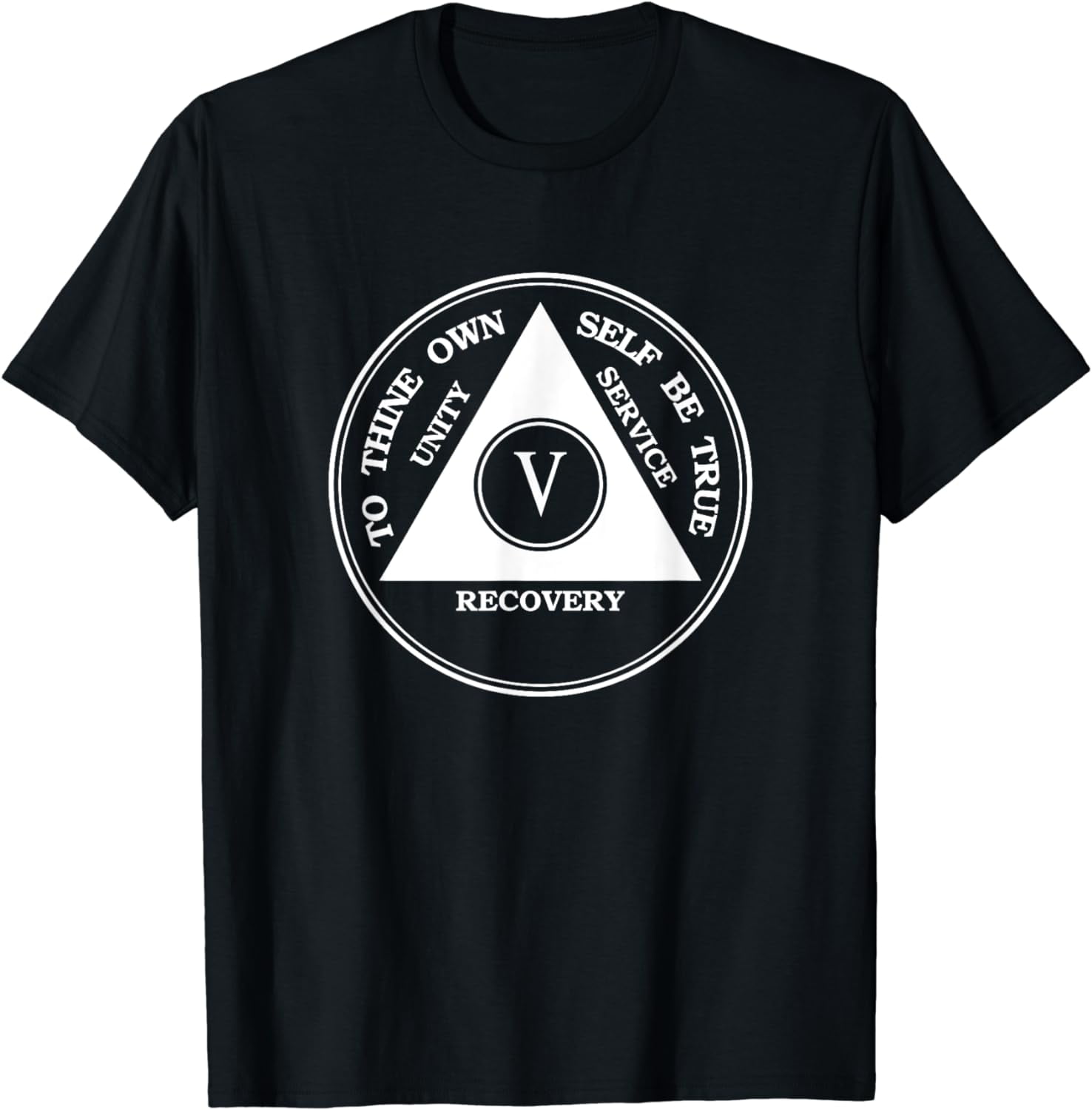 Five Years Sober 5 Year AA Sobriety T-Shirt - Walmart.com