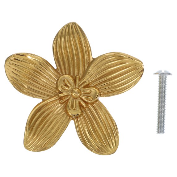 unbranded Wardrobe Knobs Five-leaf Flower Drawer Handle 5.80X5.80X1 ...