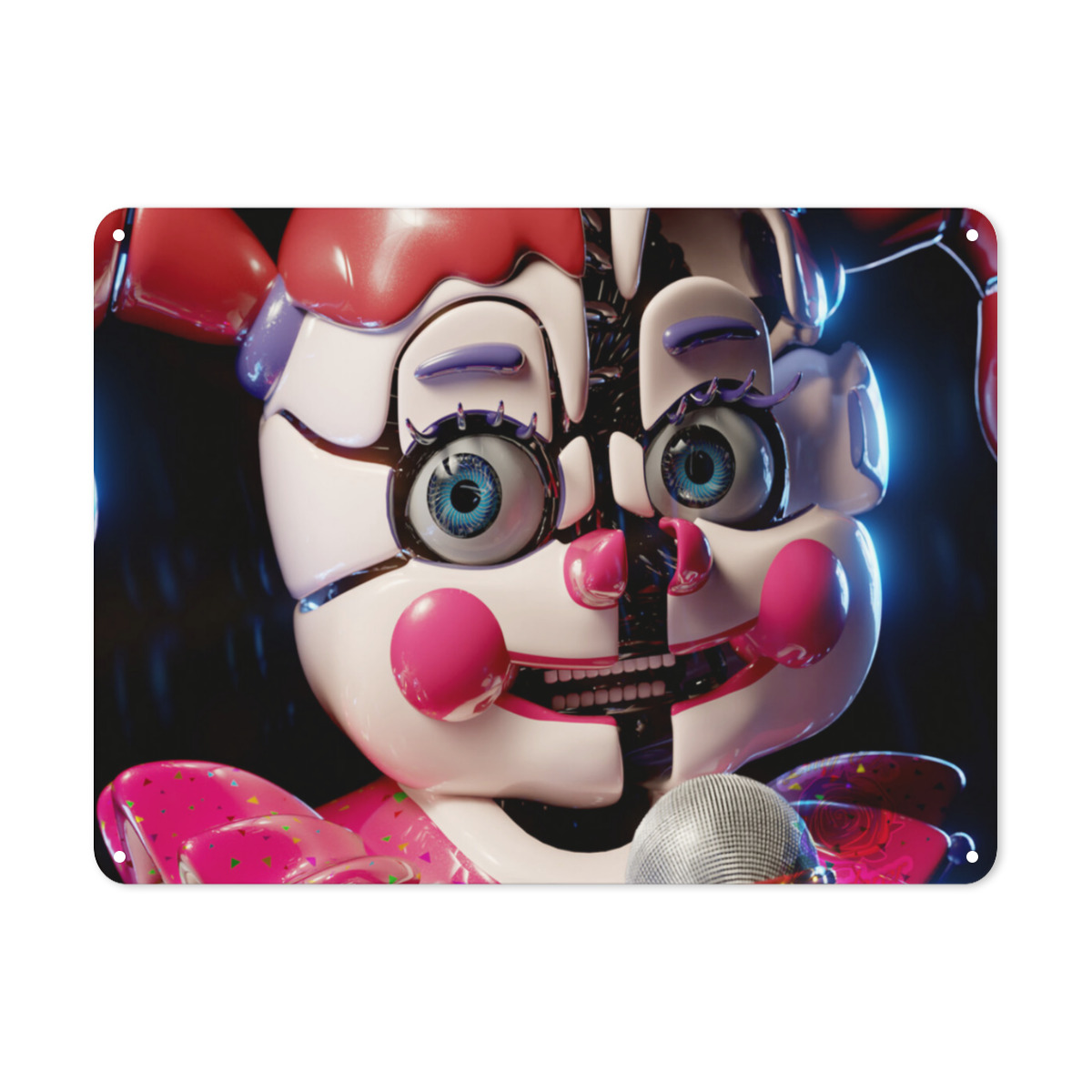 Five nights at freddy's Poster Tin Painting Halloween Retro Tin Sign ...