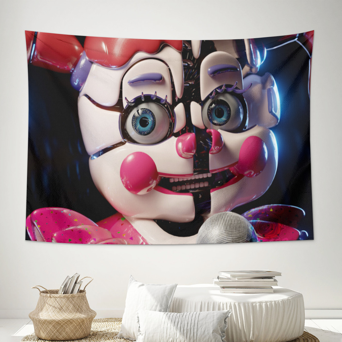 Five nights at freddy's Tapestry 60x50 Inch Cartoon Wall Hanging Anime ...