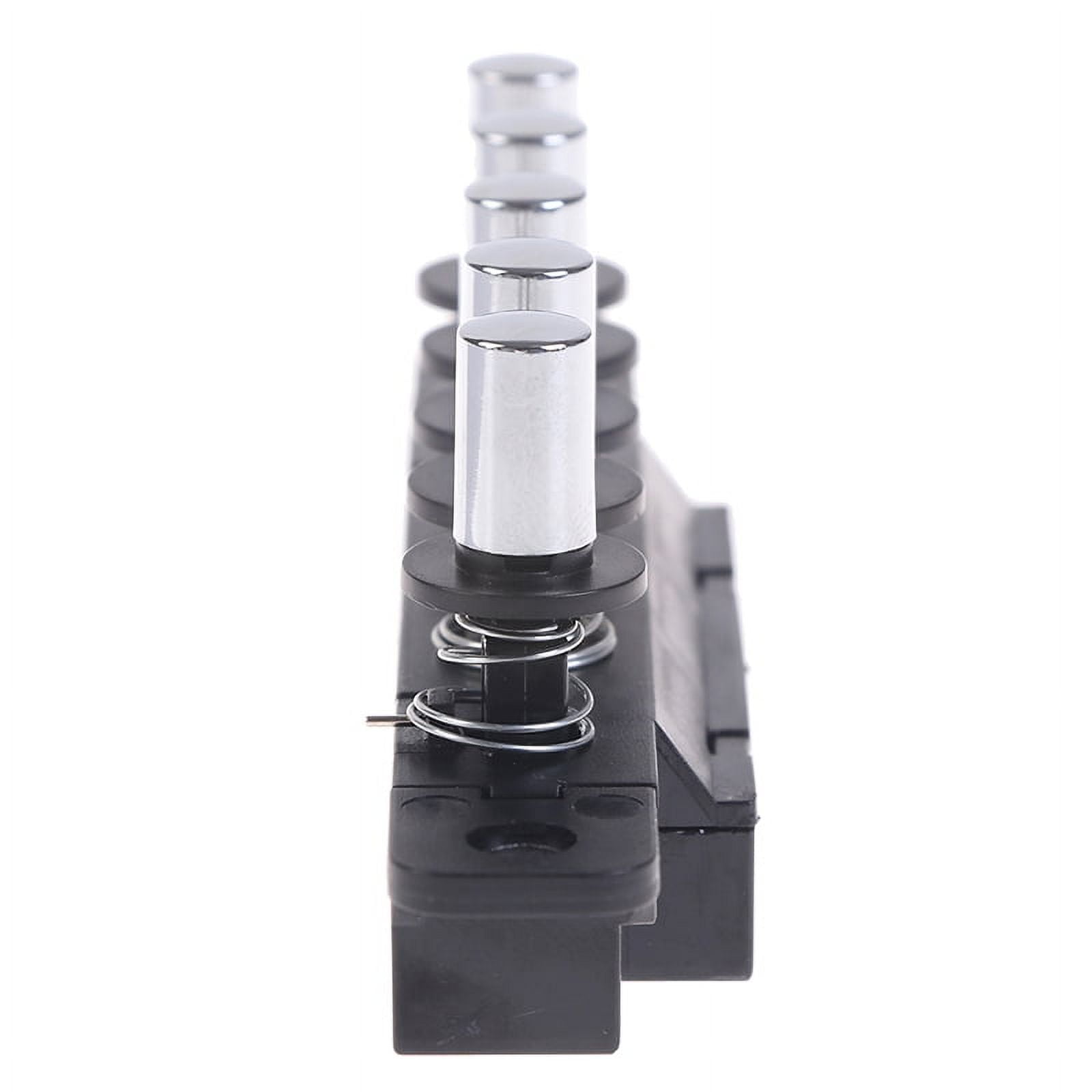 Five-position plug-in button switch for range hood five-position silver ...