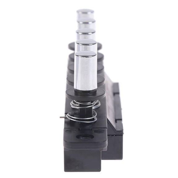 Five-position plug-in button switch for range hood five-position silver ...