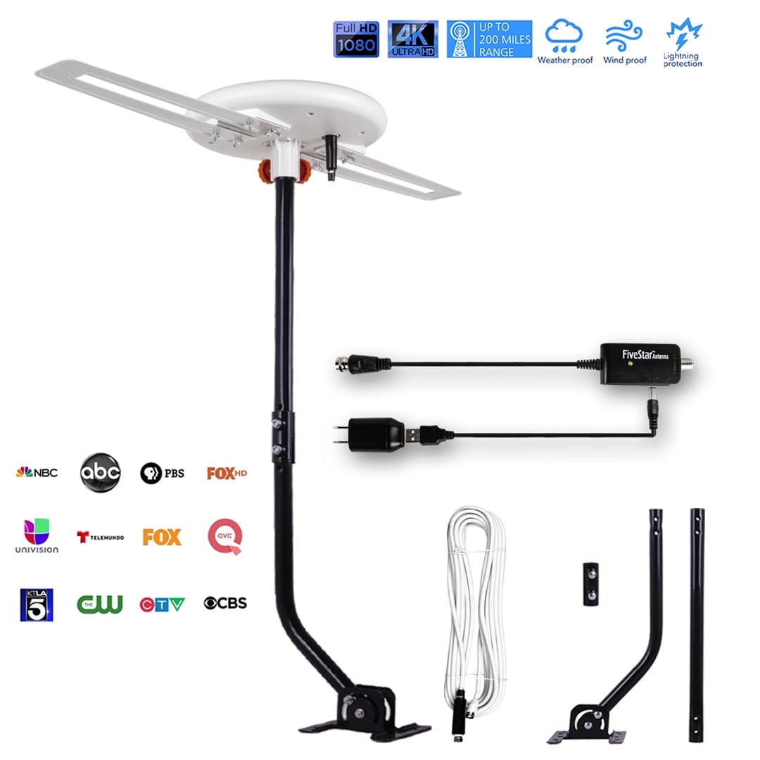 [FiveStar] Omni Digital TV Antenna FSA 5818 – 360° Amplified Reception ...