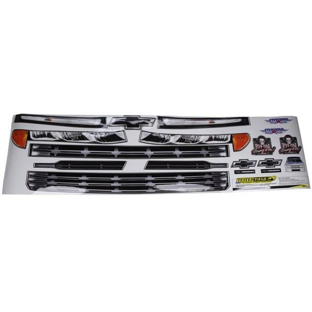 Fivestar 21191-44141 2019 Chevy Silverado Nose ID Graphics Kit ...