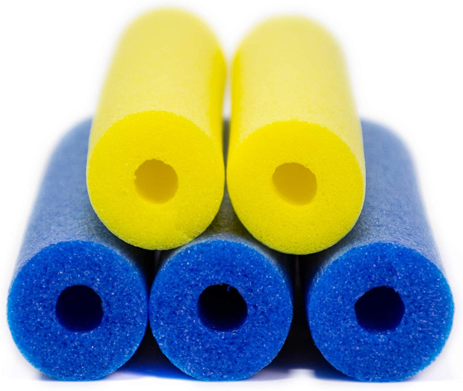 FixFind 5-Pack Foam Pool Noodles, 52 Inch Swim, Float & Craft, Blue ...