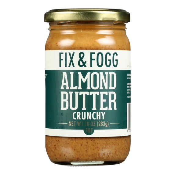 Fix & Fogg - Almond Butter Crunchy - Case of 6-10 OZ - Walmart.com