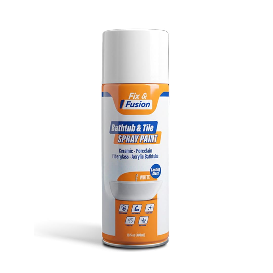 Fix & Fusion Bathtub & Tile Spray Paint, Multi-Surface Coating for ...