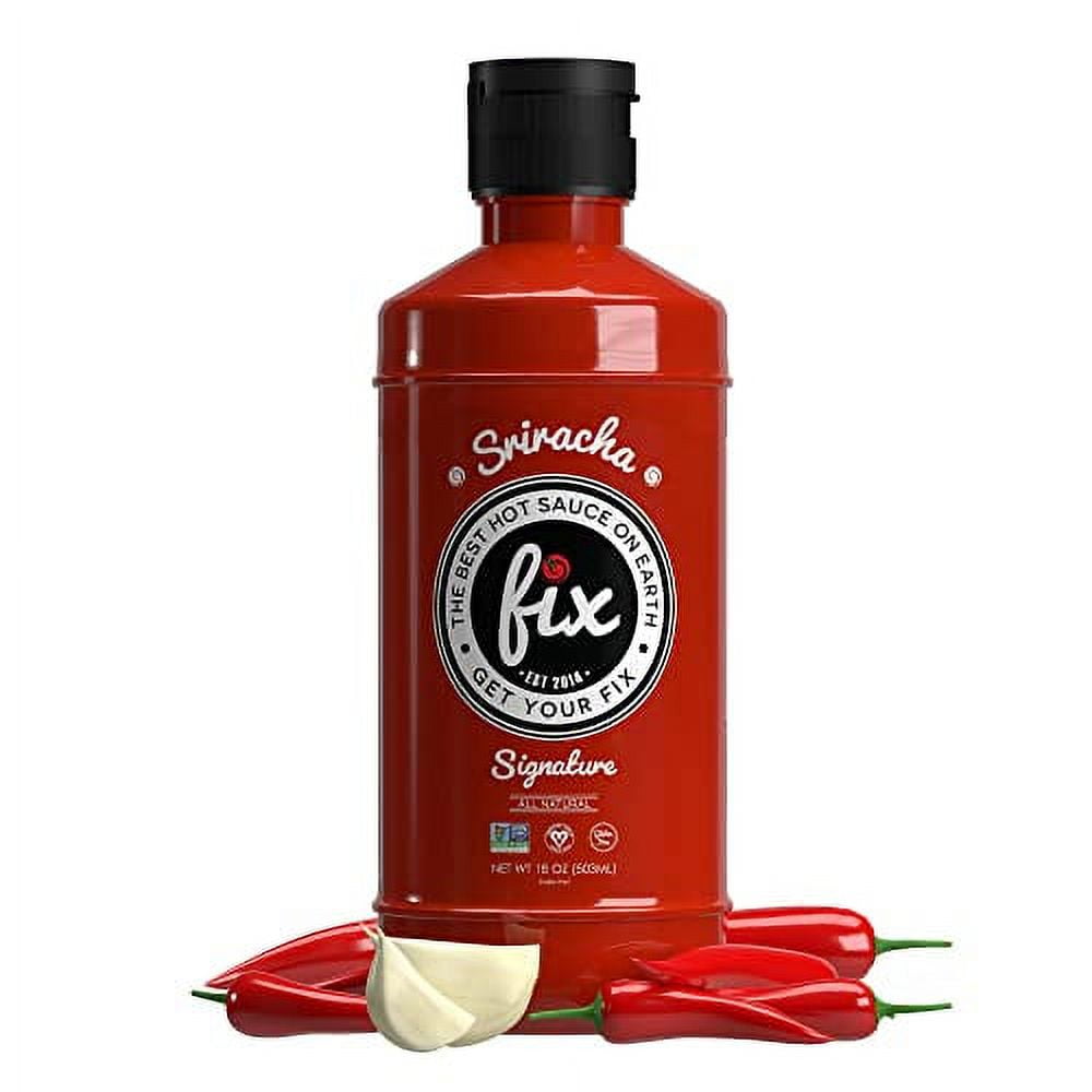 Fix Hot Sauce, Sriracha Sauce - Sriracha Chili Sauce, Organic Red Chili ...