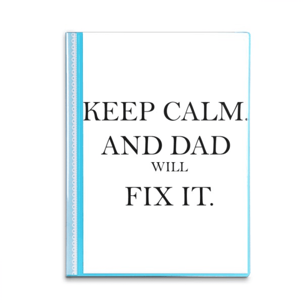 Fix It Dad Festival Quote Book Sheet Protectors Portfolio Binder Folder ...