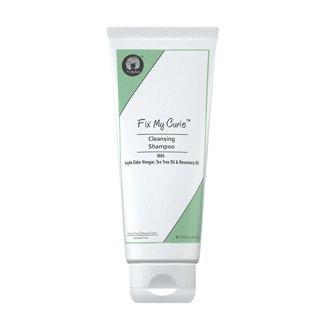 Fix My Curls Cleansing Shampoo | For Curly, Wavy, Frizzy Hair ...