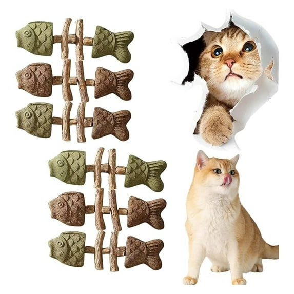 Fix Your Cat’s Dental Health, Dental Chew Toy, Creative Fish Bone Cat ...