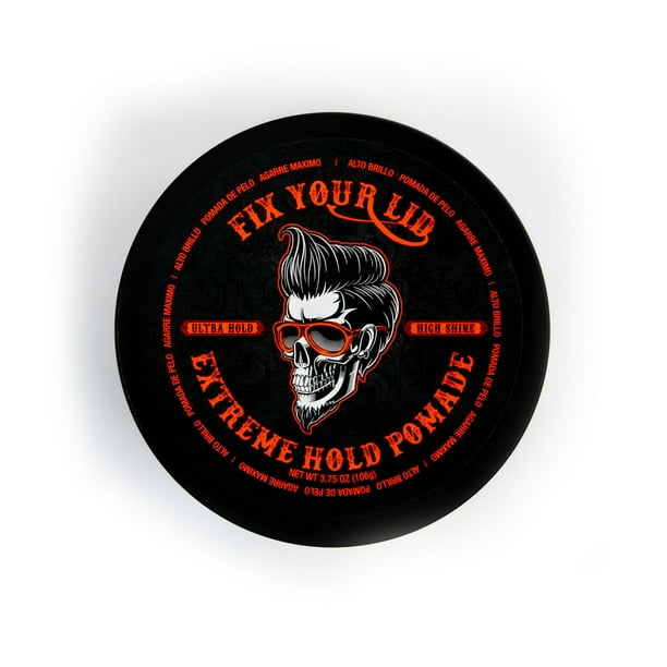 Fix Your Lid Men's Extreme Hold Pomade, Ultra High Shine, Strong Hold ...