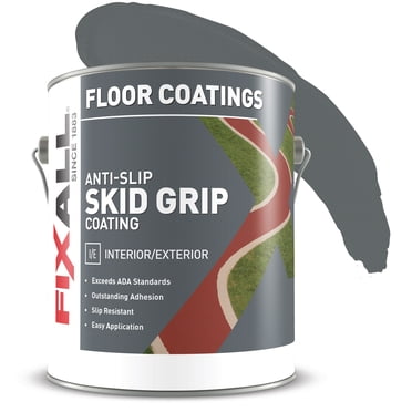 Skid Grip Anti-Slip Coating, 1 Gallon, Camel, Exceeds ADA Standards ...