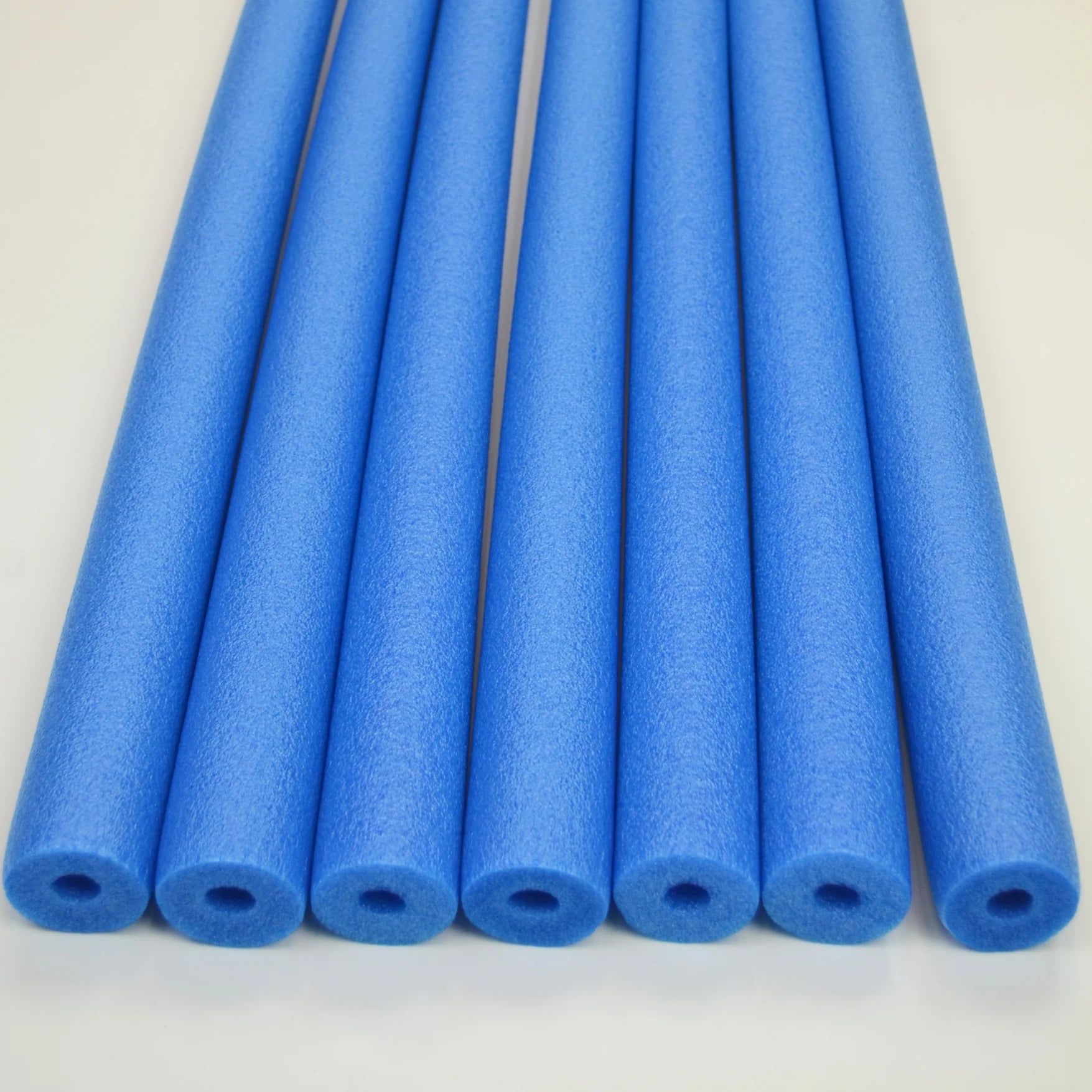 FixFind 52-Inch Hollow Foam Pool Swim Noodles, 7 Pack - Large Blue ...