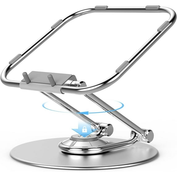 Fixable Adjustable Laptop Stand with 360 Rotating Base, Ergonomic ...