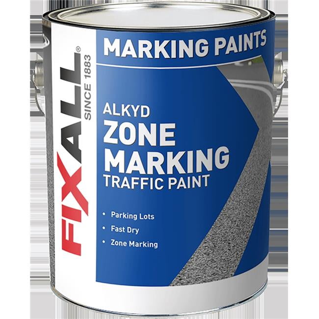 Fixall F93500-1-E 1 gal Zone Marking Alkaline Paint, White - Walmart.com