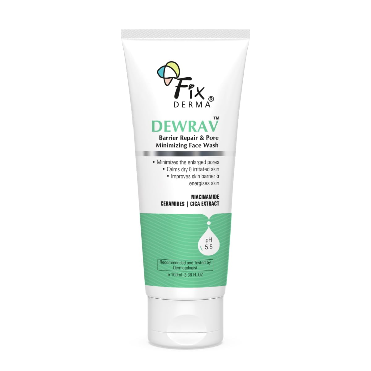 Fixderma Dewrav Barrier Repair Pore Minimizing with 2 Niacinamide Face ...