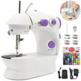 "Fixdono Mini Sewing Machine, 111-Piece Portable Sewing Kit, 7.48""L x ...