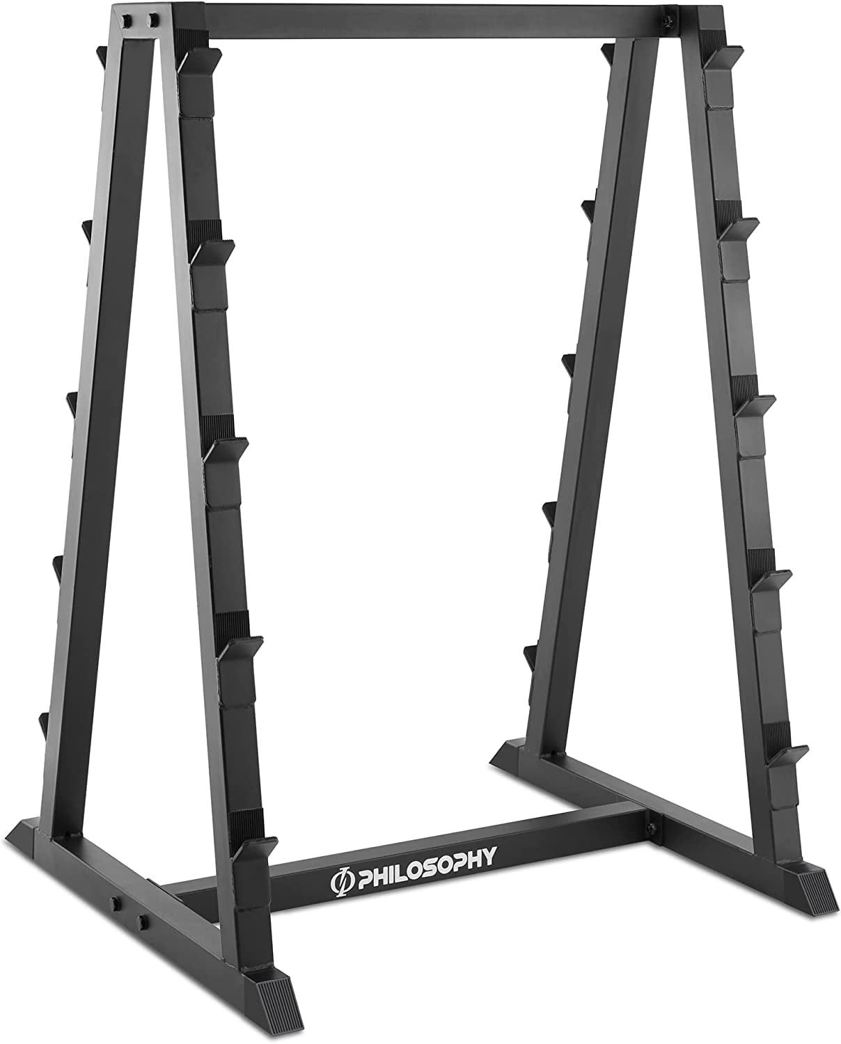 Fixed Barbell Weight Rack - Heavy-Duty Storage Holder for Straight EZ ...