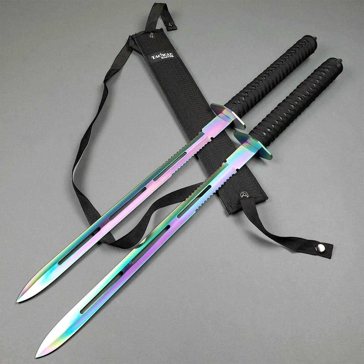 Fixed Blade Machetes Set. Spear Stainless Steel Blade. for Camping ...