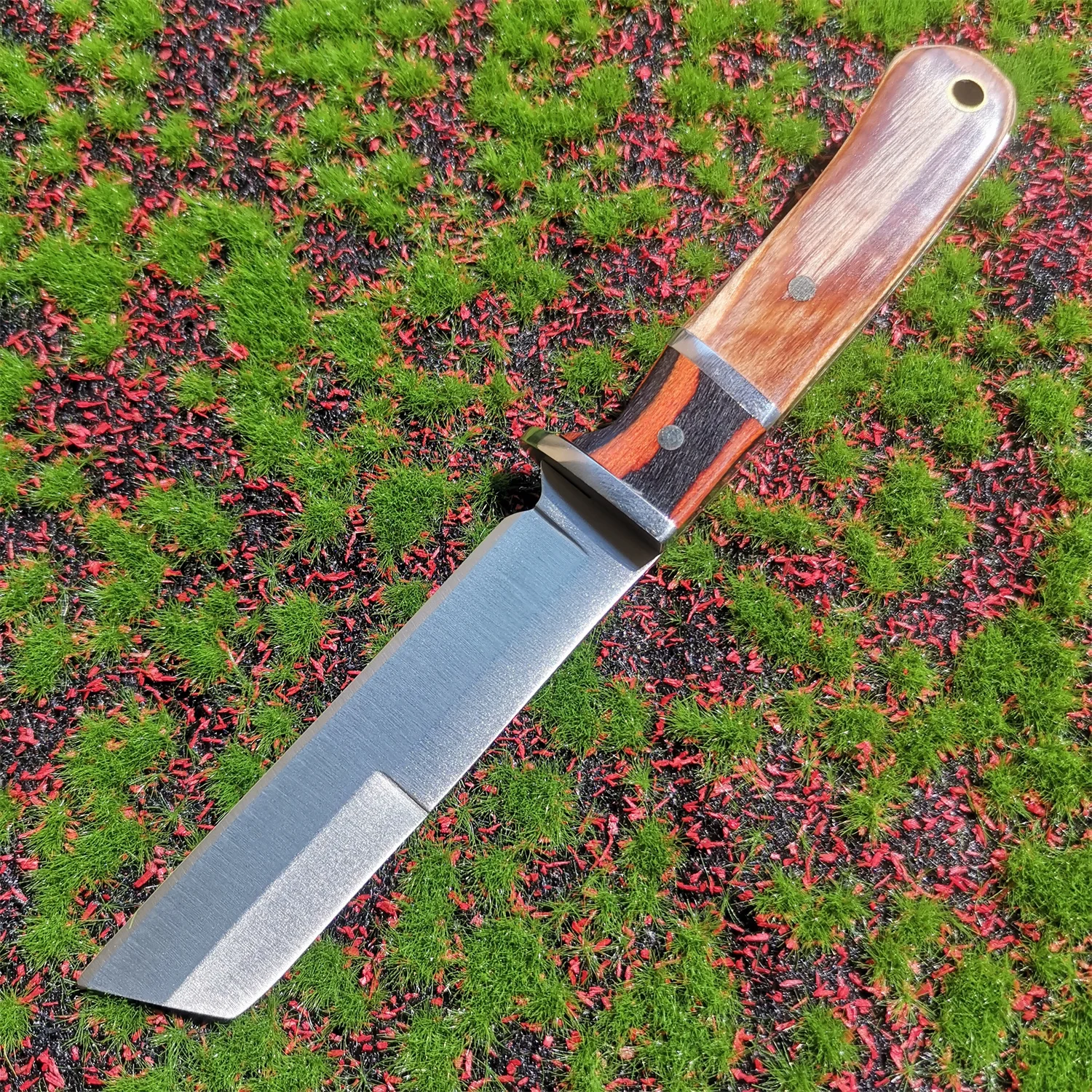 Fixed Blade Straight Knife with Sheath Outdoor Tactical Survival Knife ...