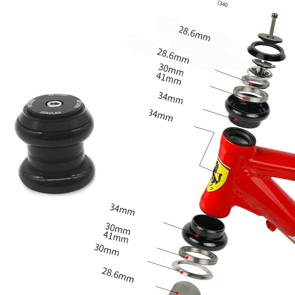 Fixed Gear Bicycle Bearing Set 34/44mm Road Bike Steering Column ...