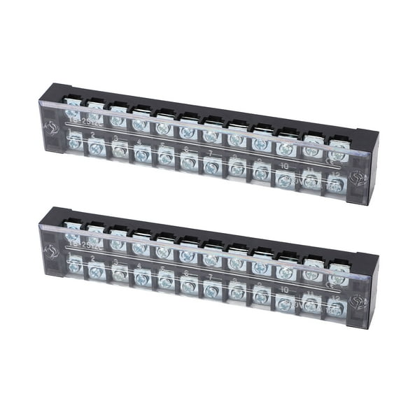 Fixed Screw Terminal Blocks, 600V 25A, ,Plated, Corrosion Resistant ...