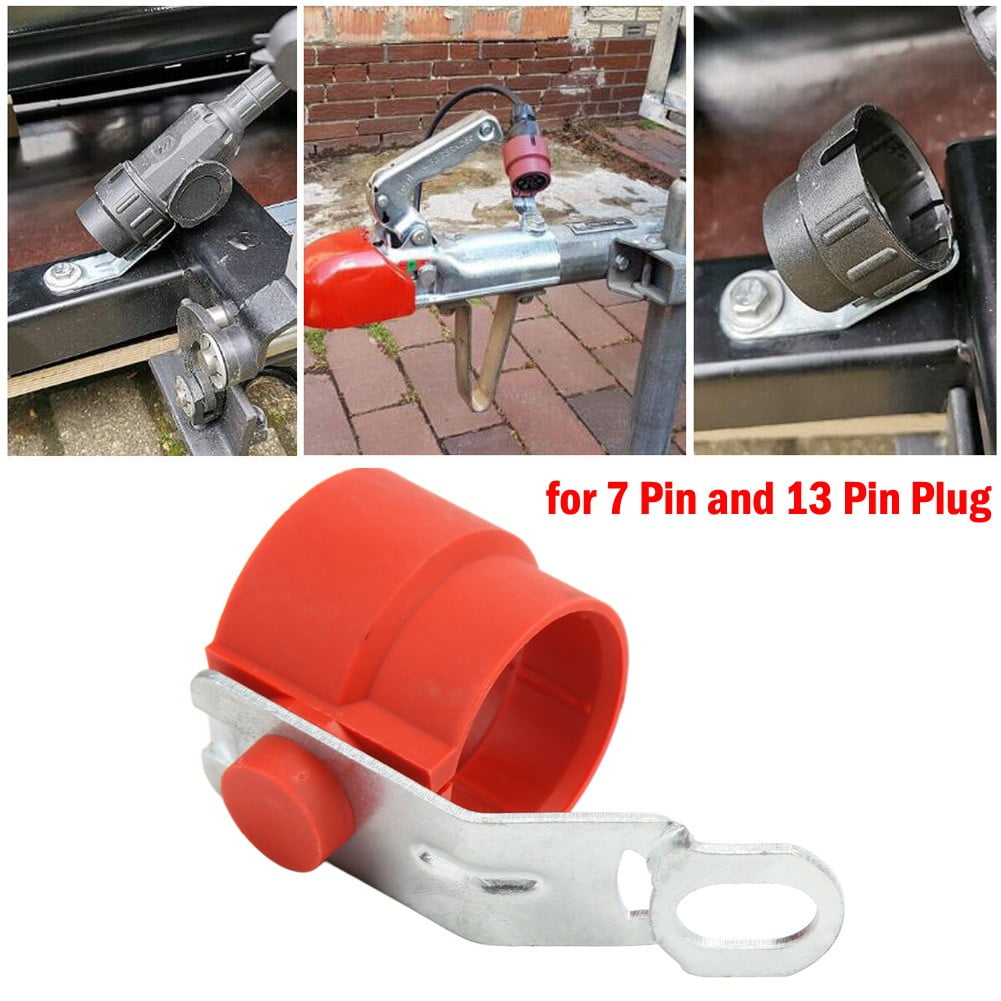 Fixed Trailer Connector Retainer Parking Cover Plug Holder Rigid ...
