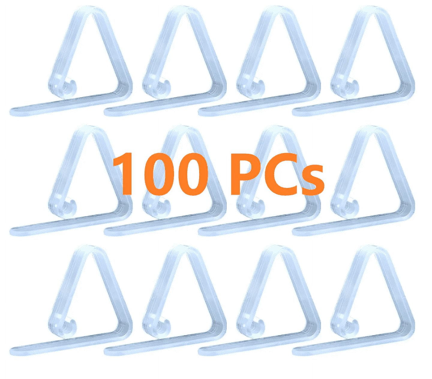 Fixing Clip 100 Pieces Transparent Clear Tablecloth Clips Plastic Table ...