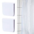 Fixing Clip Self-Adhesive Bathroom Shower Curtain Clips Anti-Splash ...