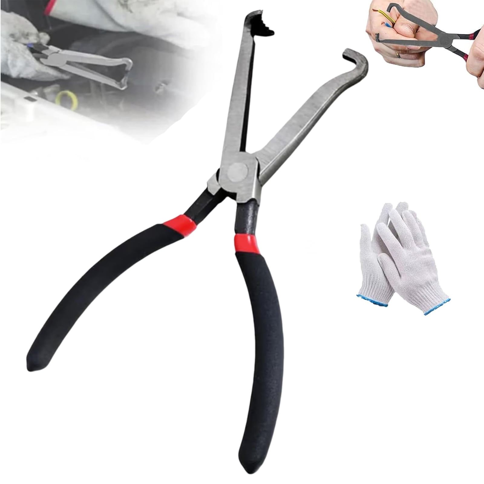 Green Spark Plug Gap Tool Electrical Connector Pliers - 8" Disconnect ...