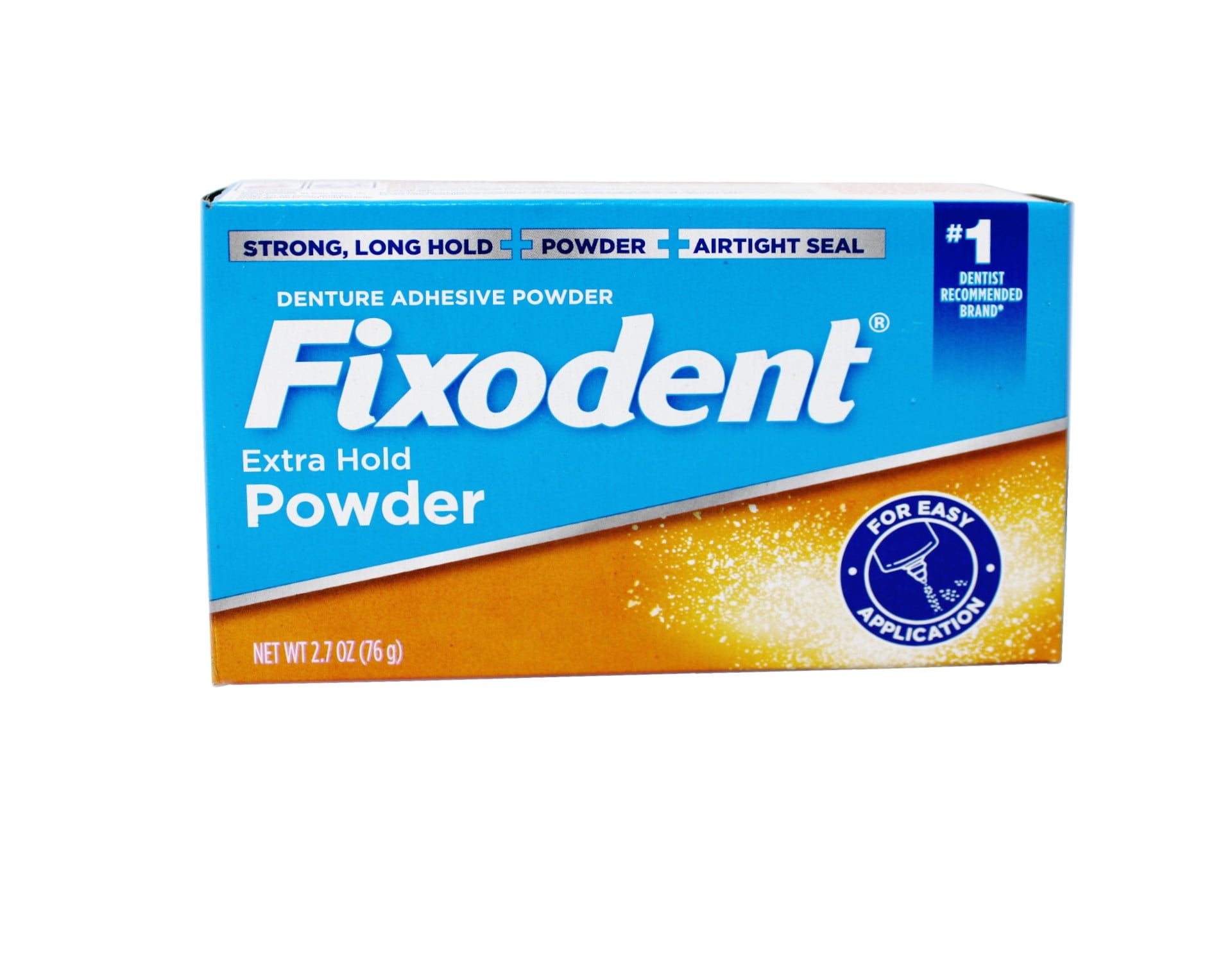 Fixodent Extra Hold Denture Adhesive Powder, 2.7 oz - Walmart Business ...