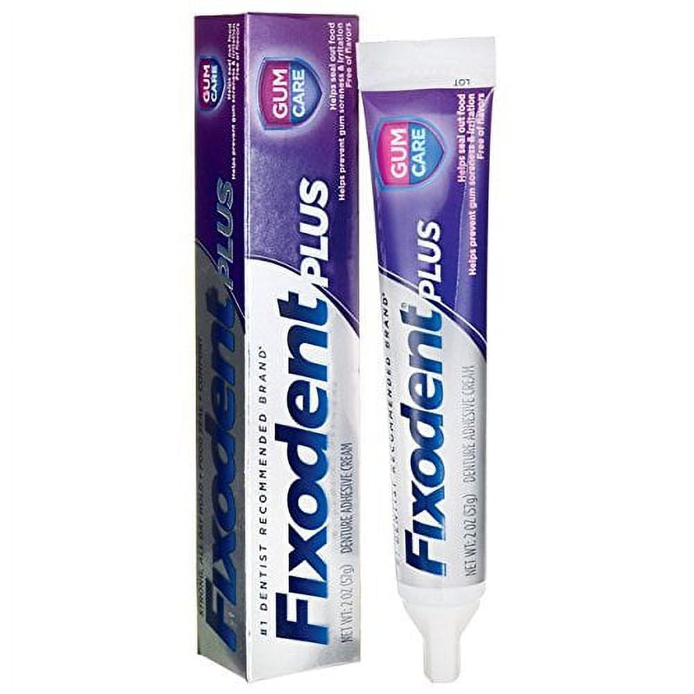 Fixodent Plus Denture Adhesive Cream (Pack of 9) - Walmart.com