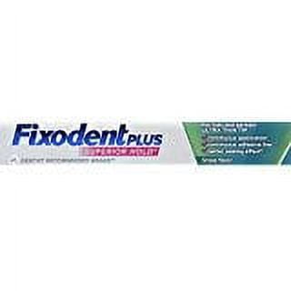 Fixodent Plus Denture Adhesive Cream Scope Flavor (Pack of 20 ...