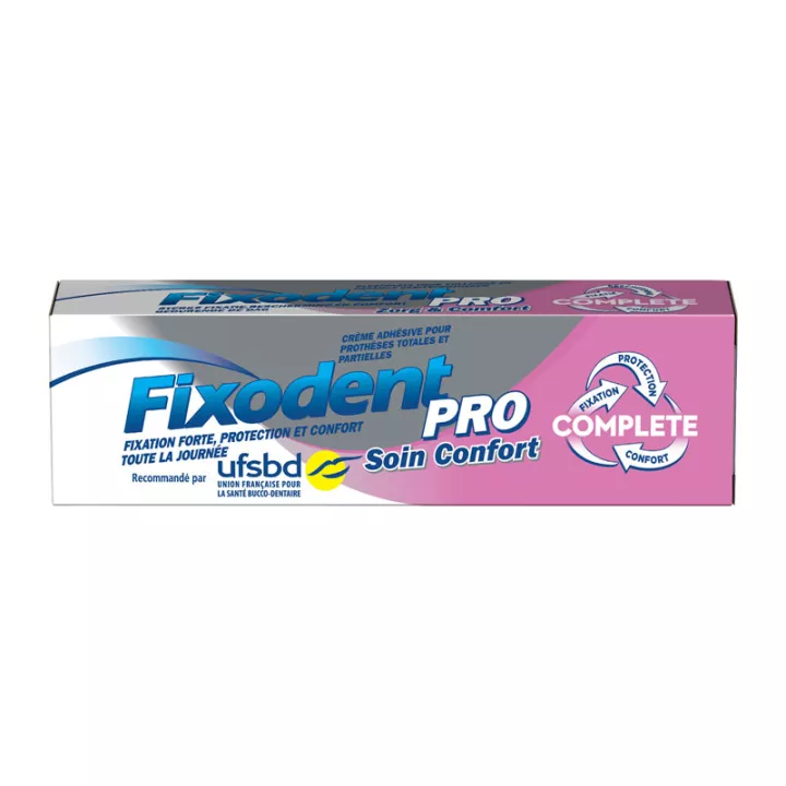 Fixodent Pro Comfort Care Adhesive Cream for Denture Stability and Gum ...