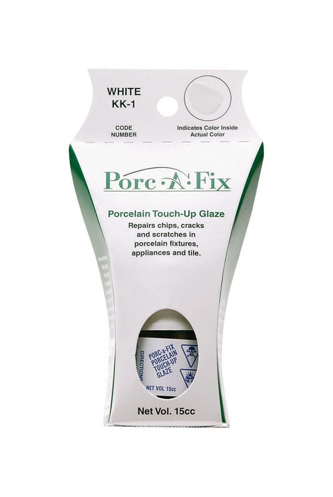 Fixture-Fix Porc-A-Fix Kohler White Porcelain Touch-up Paint, 15cc KK-1 ...