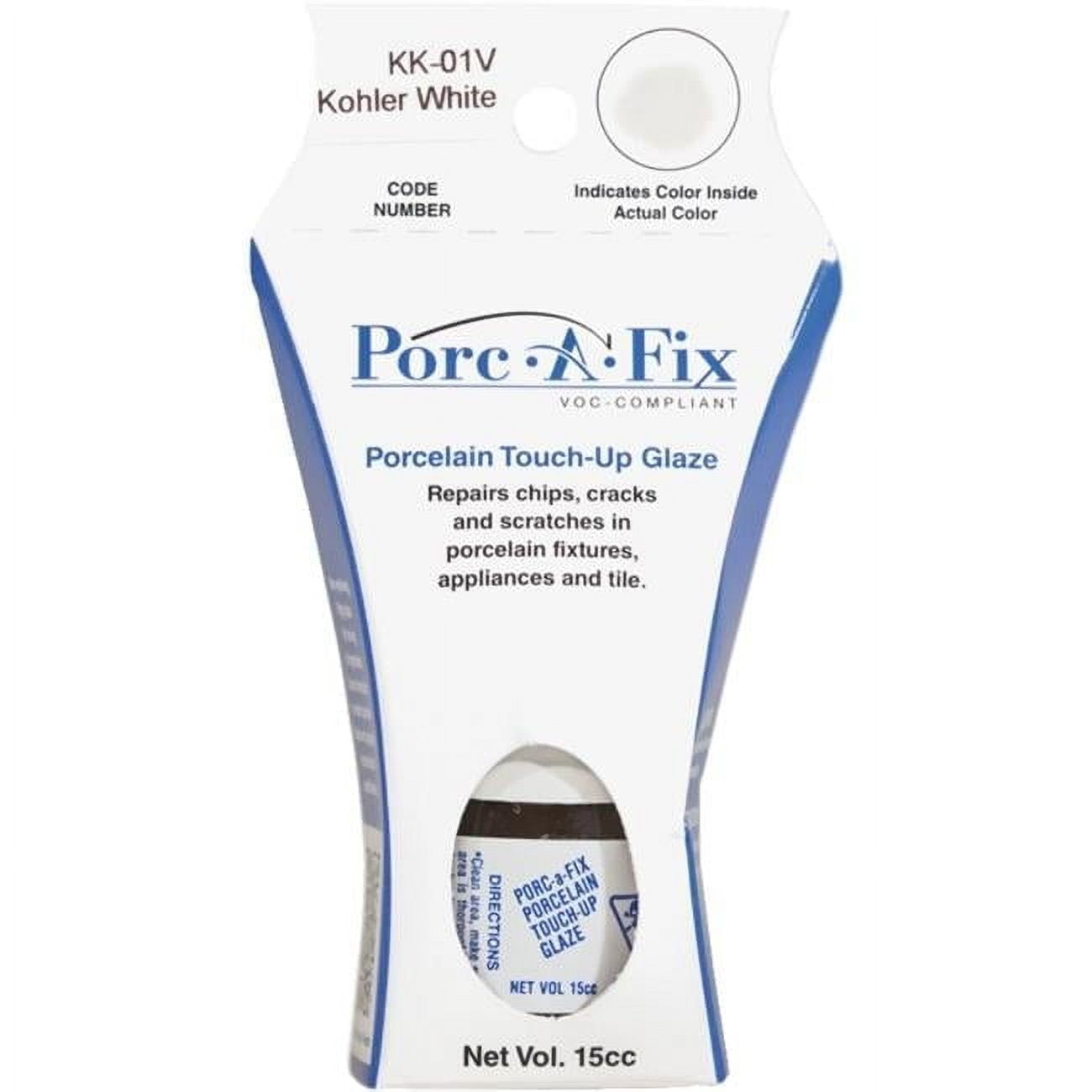 Fixture Fix Porc-A-Fix Porcelain Touch Up Paint Glaze - Gloss Liquid ...