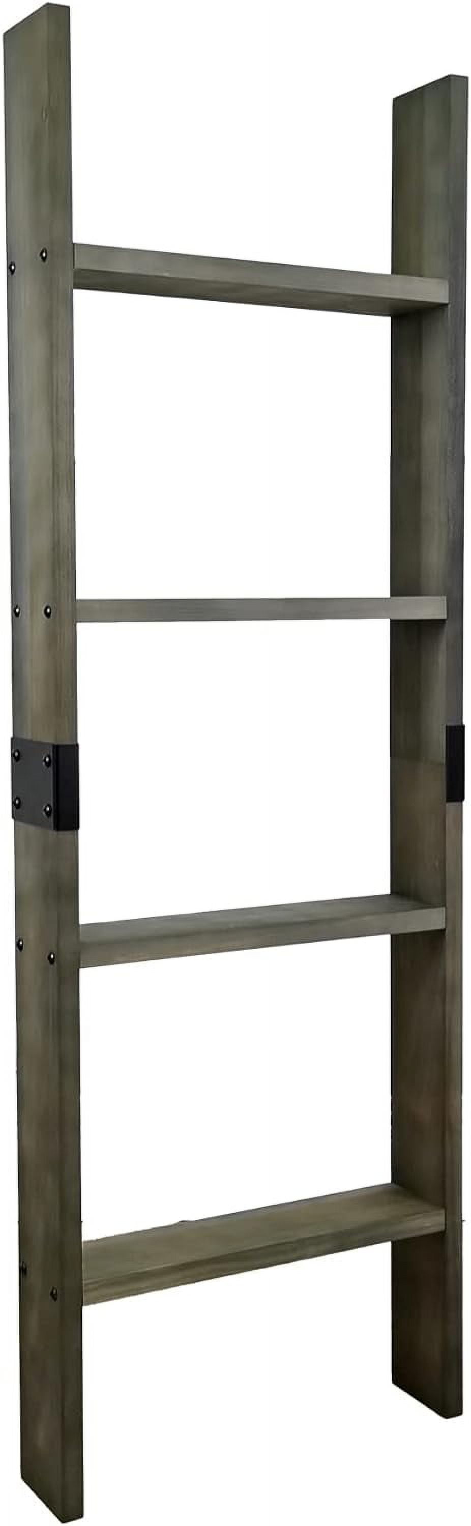 FixtureDisplays® 4-Foot Rustic Farmhouse Blanket Ladder, Wall-Leaning ...