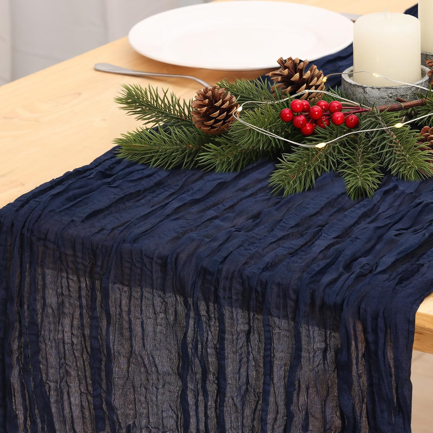 Fixwal 3-Pack Fall Thanksgiving Table Runner – 35x120 Inch Terracotta ...