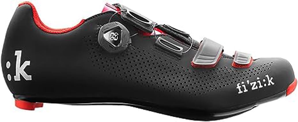 Fizik R4B Uomo Boa Cycling Shoe (Black/Red, 7) - Walmart.com