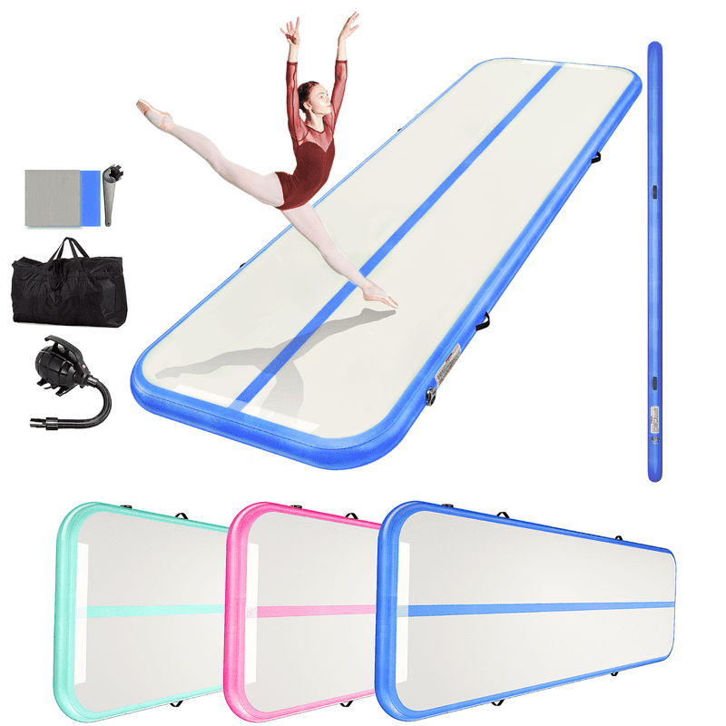 Fiziti Inflatable Air Gymnastics Mat Tumbling Mats，4 inches Thickness ...