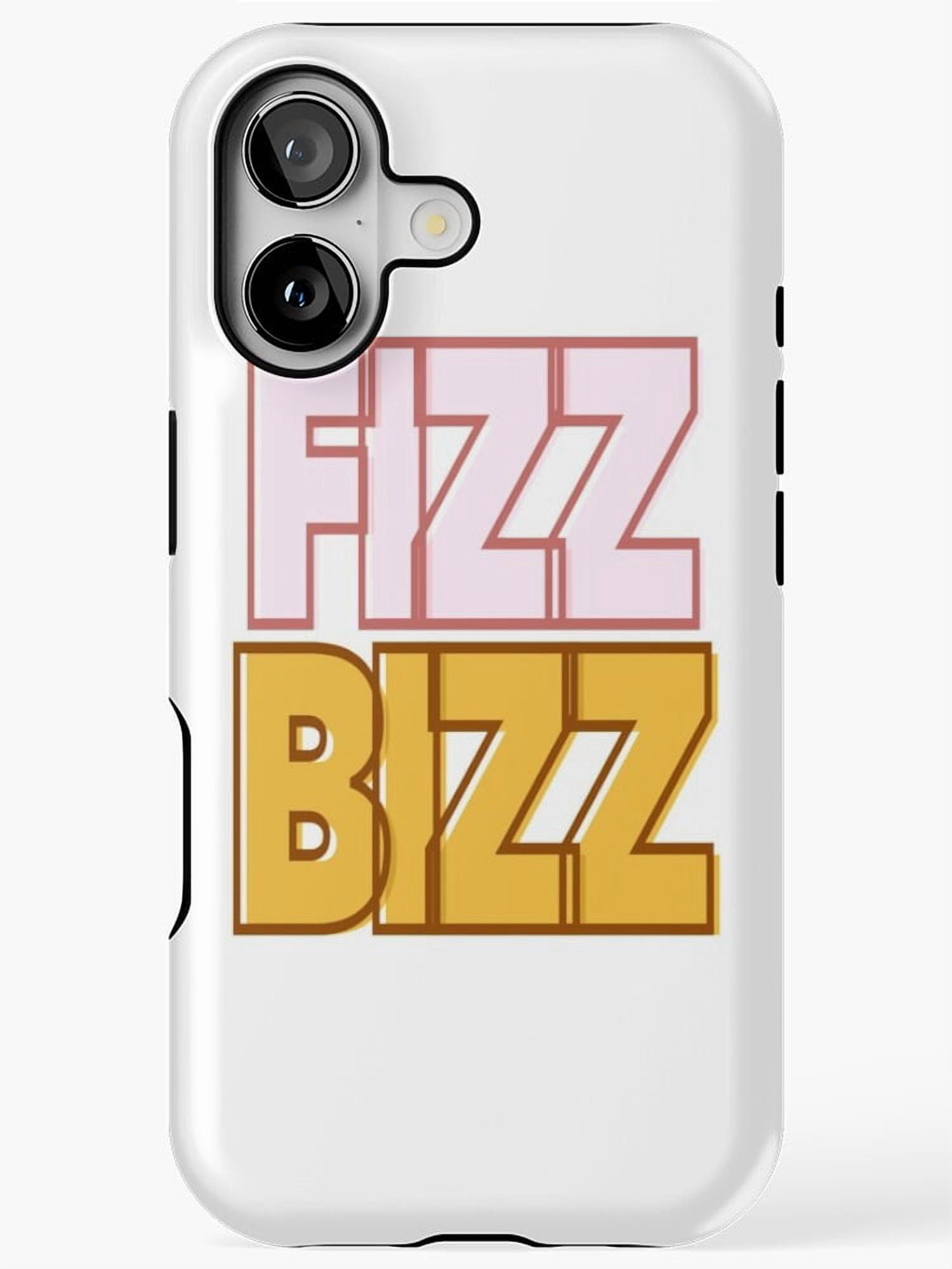 Fizz Bizz Playful Typography Phone Case for iPhone 17 16 15 14 13 12 11 ...