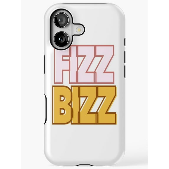 Fizz Bizz Playful Typography Phone Case for iPhone 17 16 15 14 13 12 11 ...