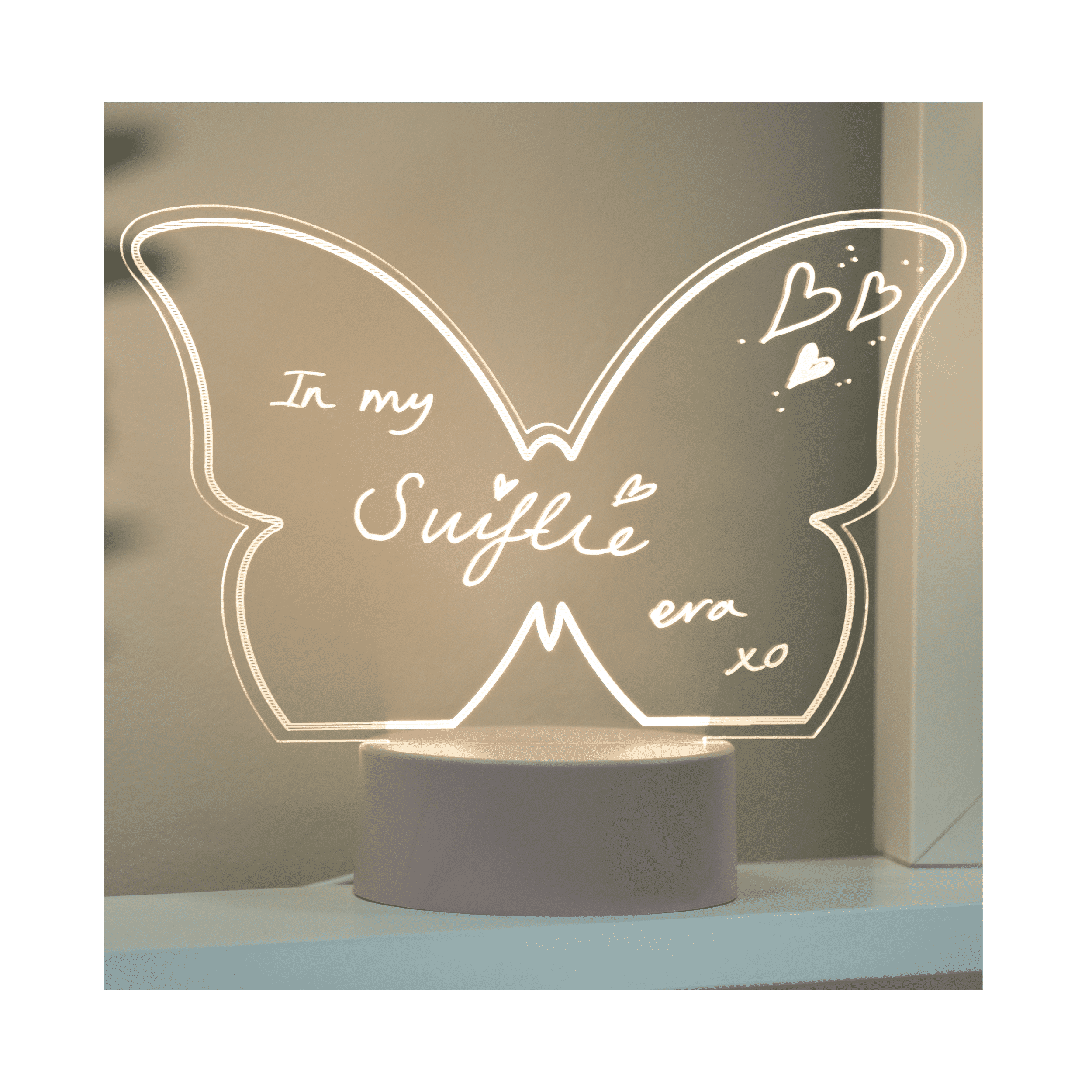 Fizz Creations Butterfly Write On Neon Light. USB-Powered Write a ...