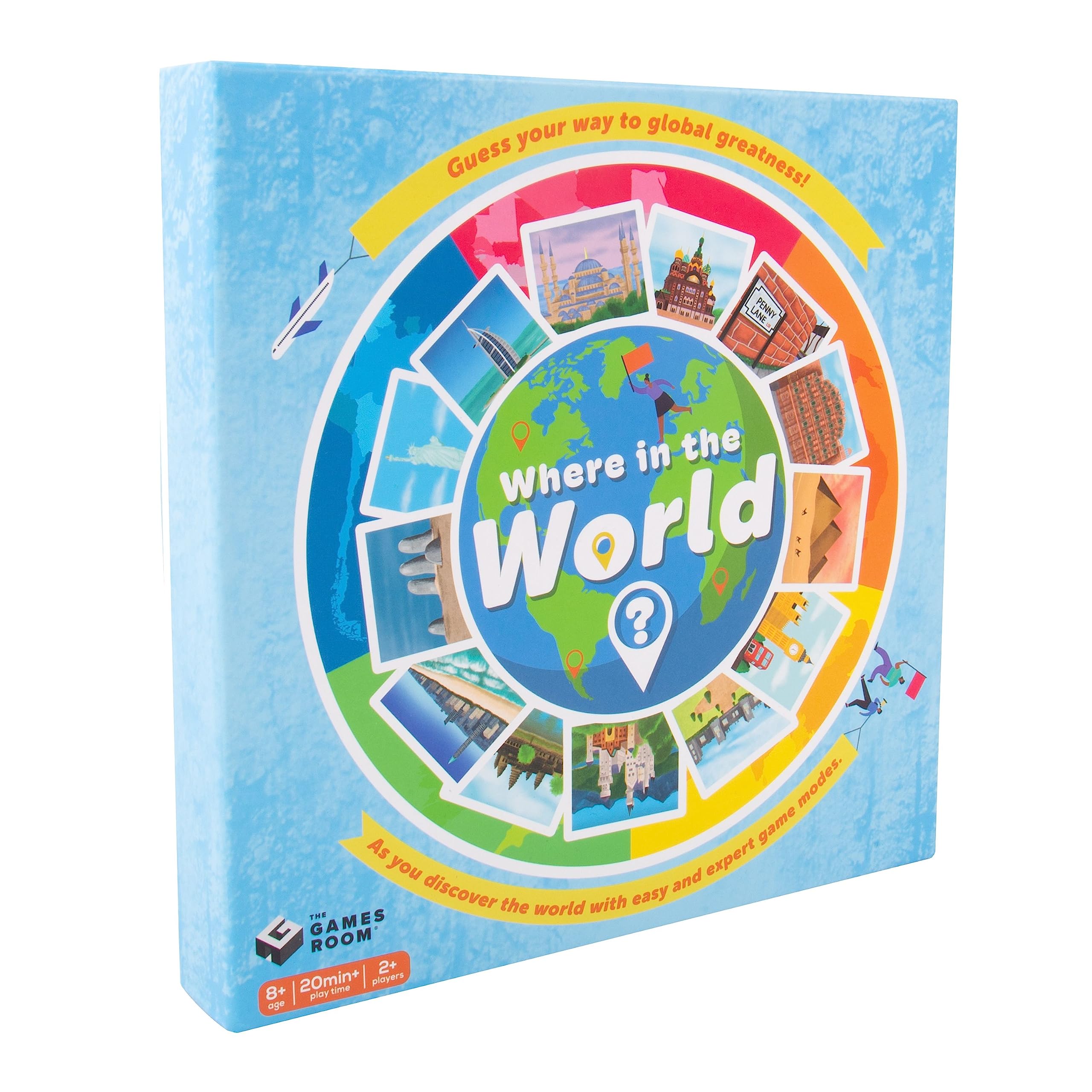 Fizz Creations Where in DHF10 The World? Game. Put Your Geographical ...