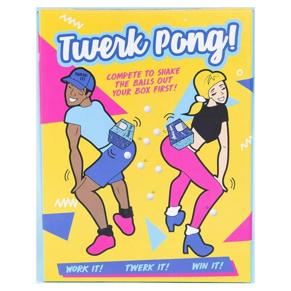 Fizz Creations Twerk Pong Game - Fun Dancing Game for Parties, Stag and ...