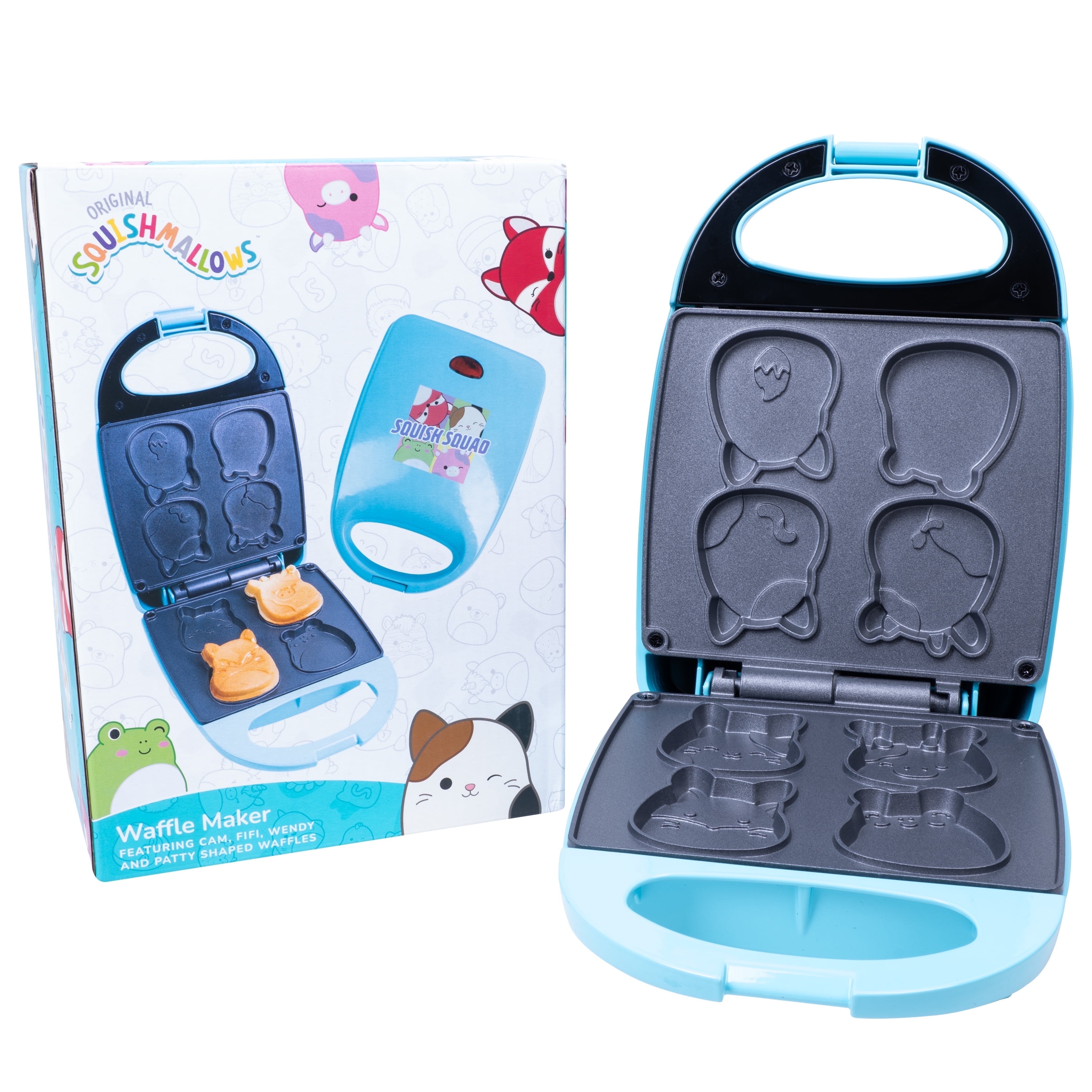 Fizz Creations Squishmallows Squish Squad Waffle Maker Non stick Plates ...